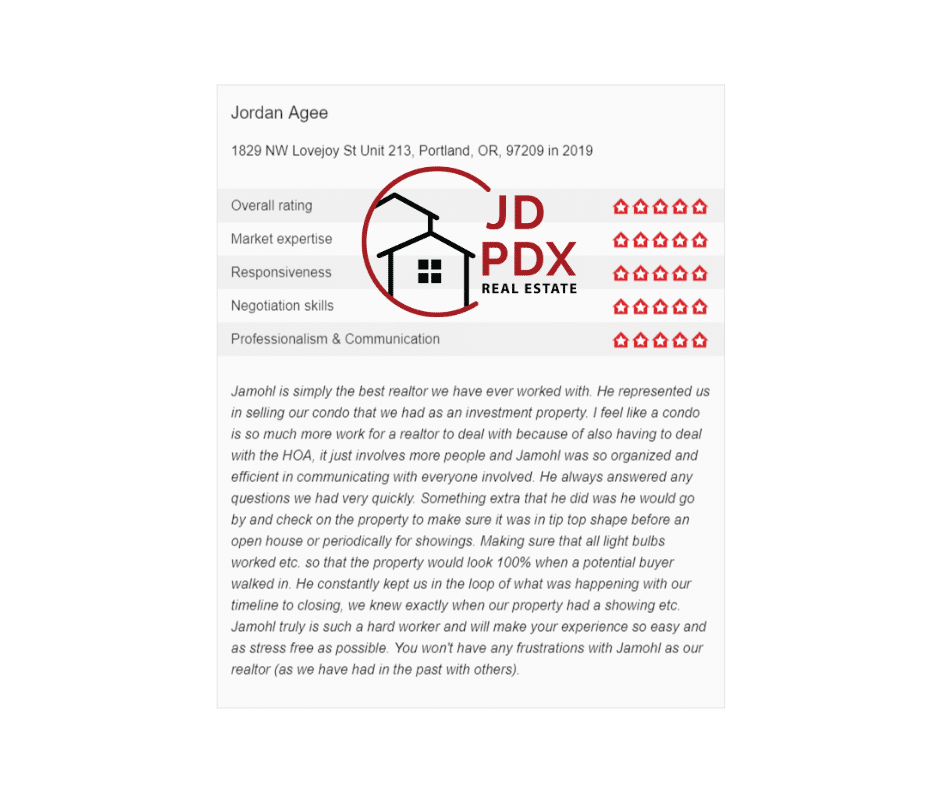 Testimonials - JD PDX Real Estate