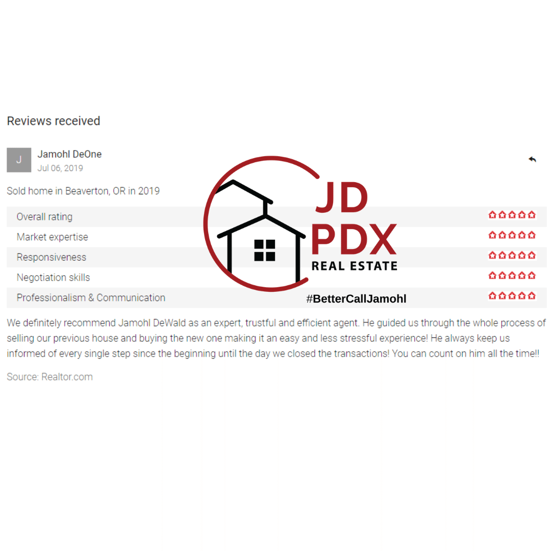 Testimonials - JD PDX Real Estate