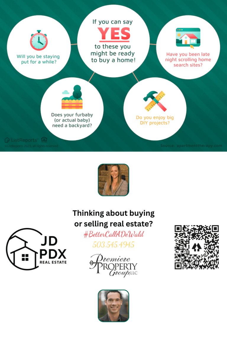 Is It Time To Buy A Home? - JD PDX Real Estate